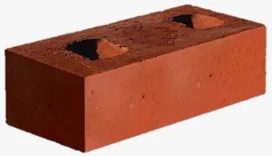 Perforated exposed 2 holes wire cut brick (mainly used for brick jally ...